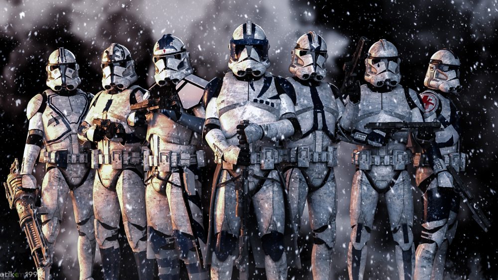 Clone Troopers in the snow - MyConfinedSpace