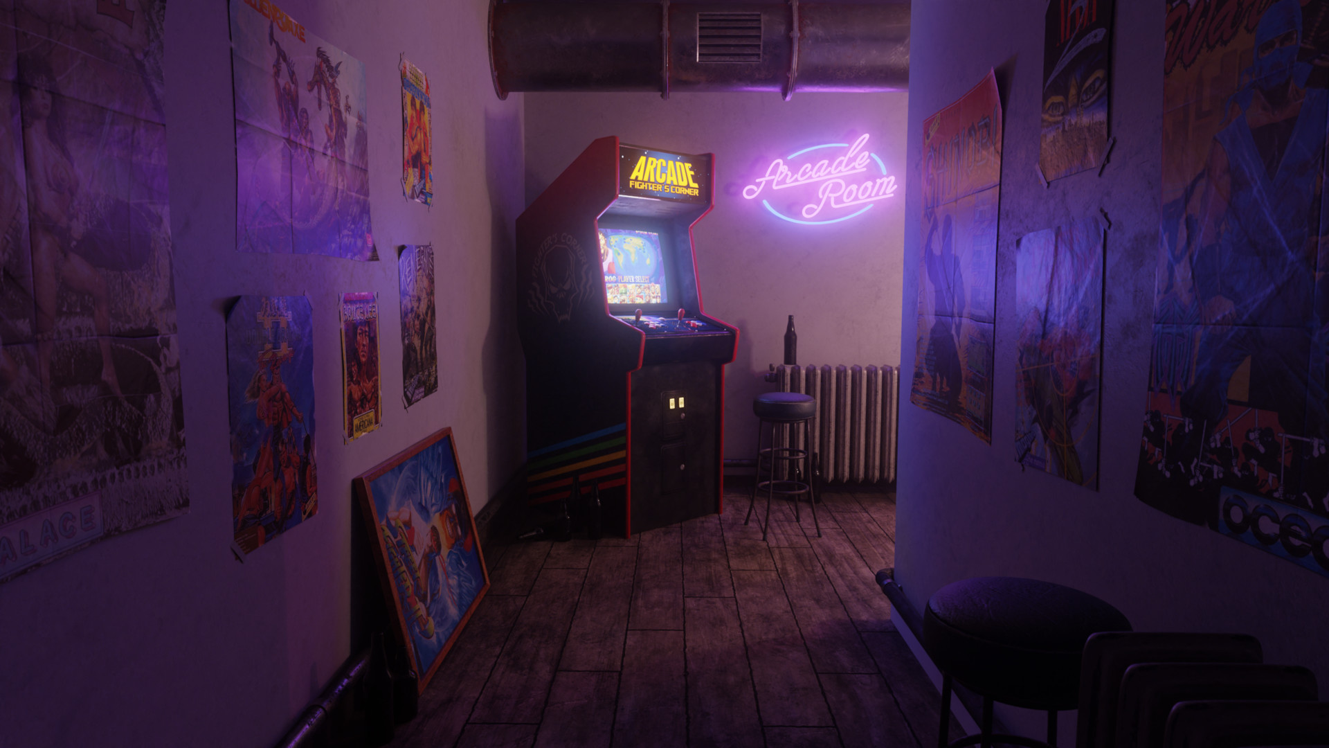 Arcade Corner - MyConfinedSpace
