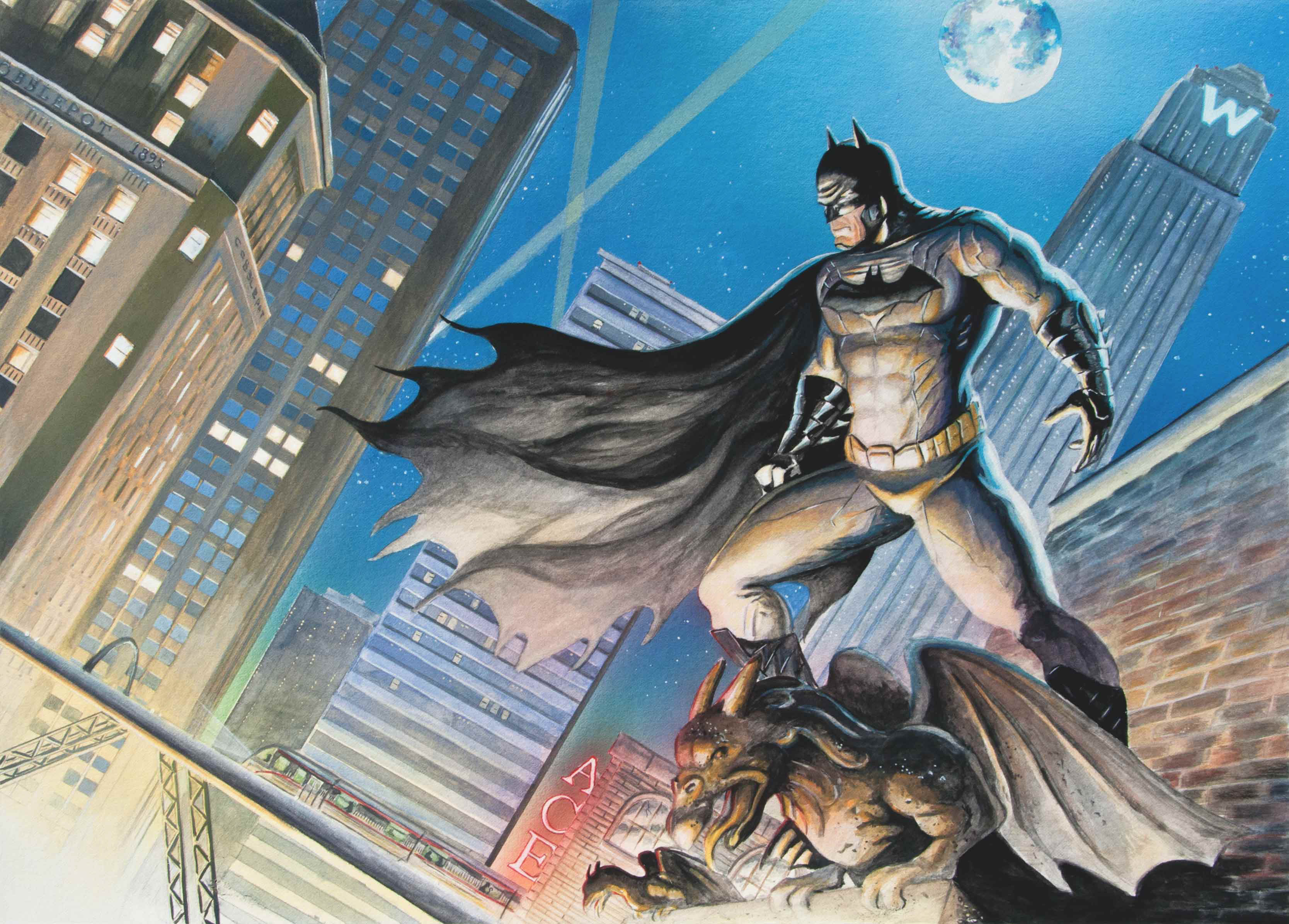 Batman Over Gotham | MyConfinedSpace