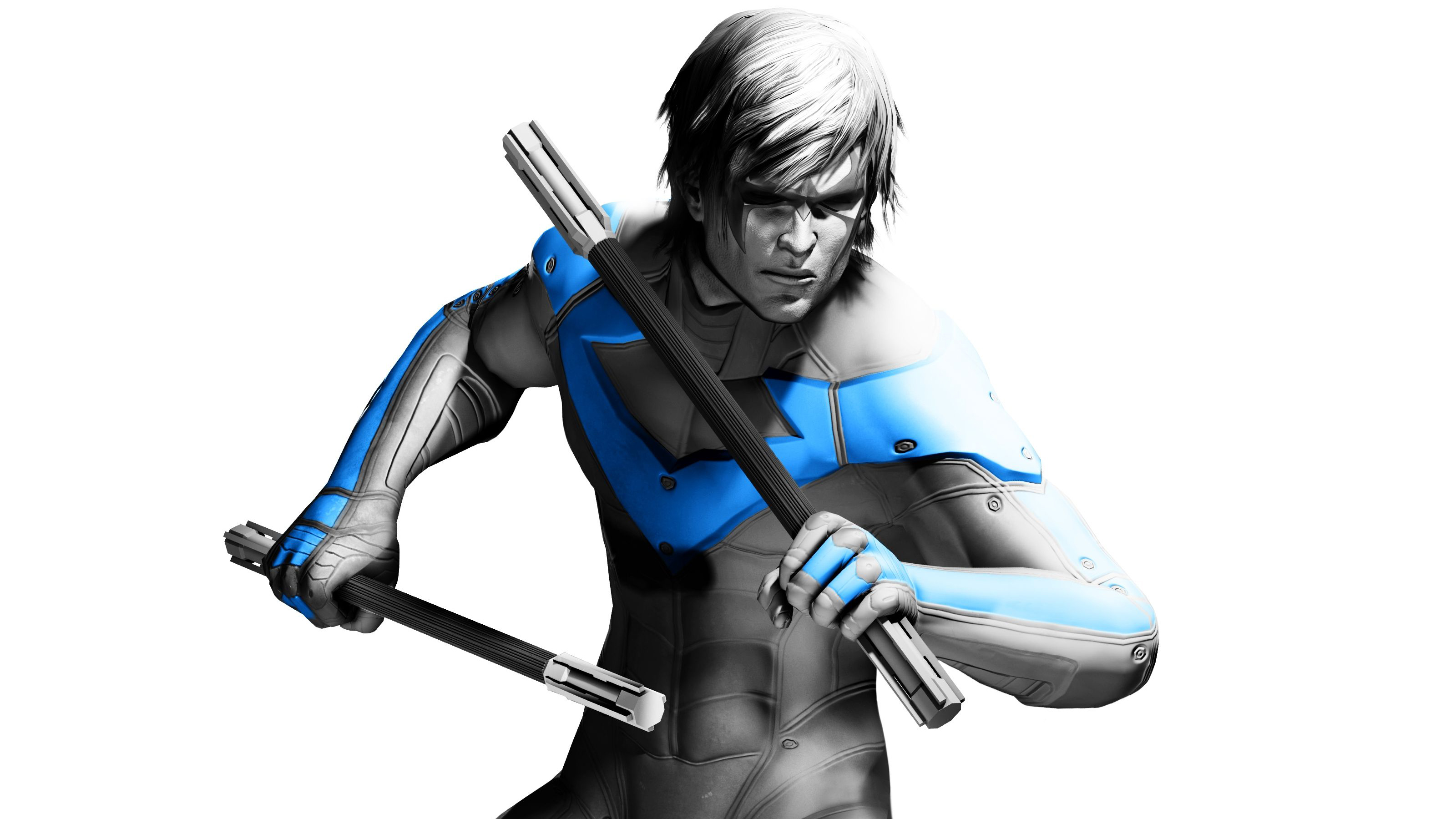 Nightwing in white - MyConfinedSpace