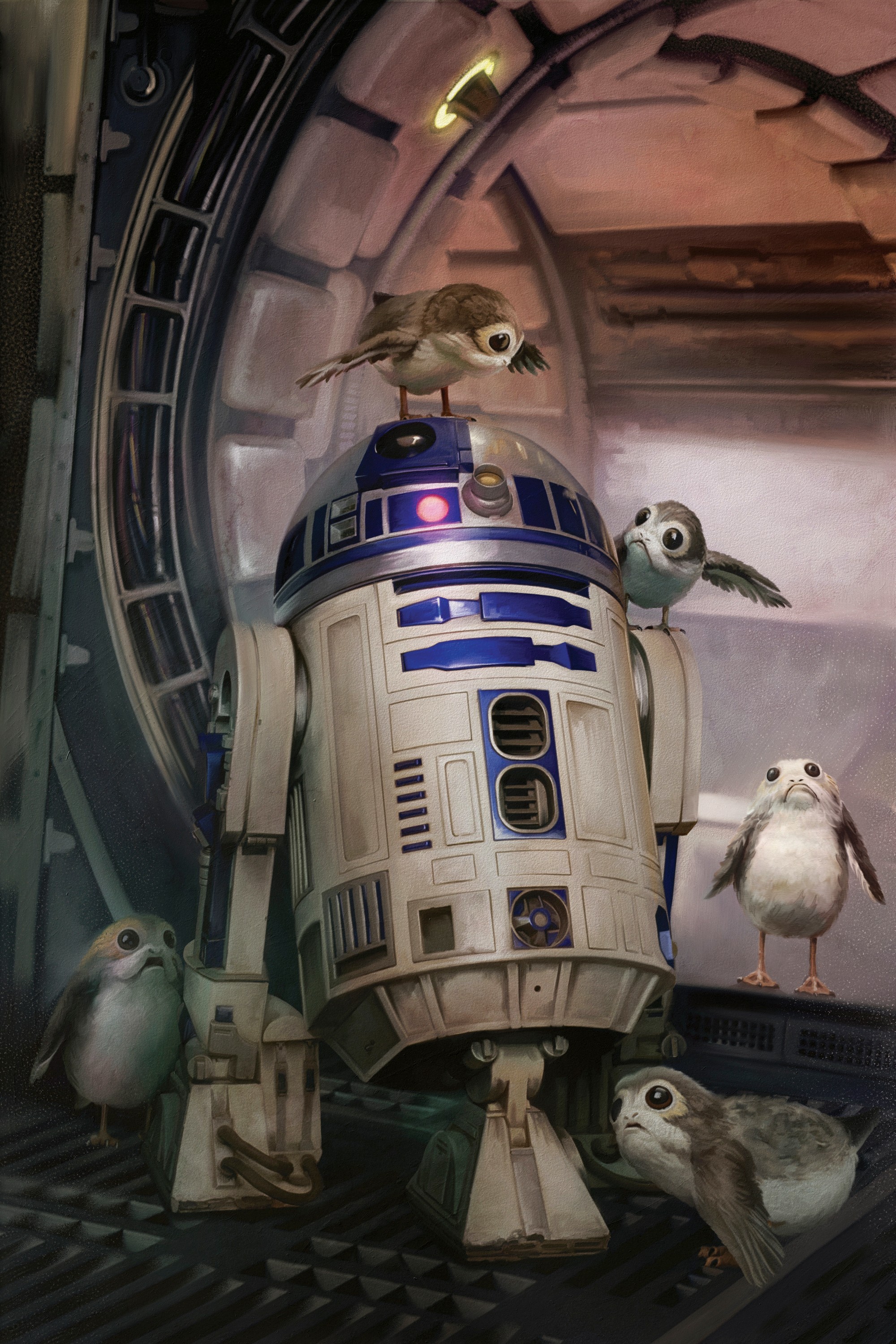 R2-D2 and his bird buddies - MyConfinedSpace