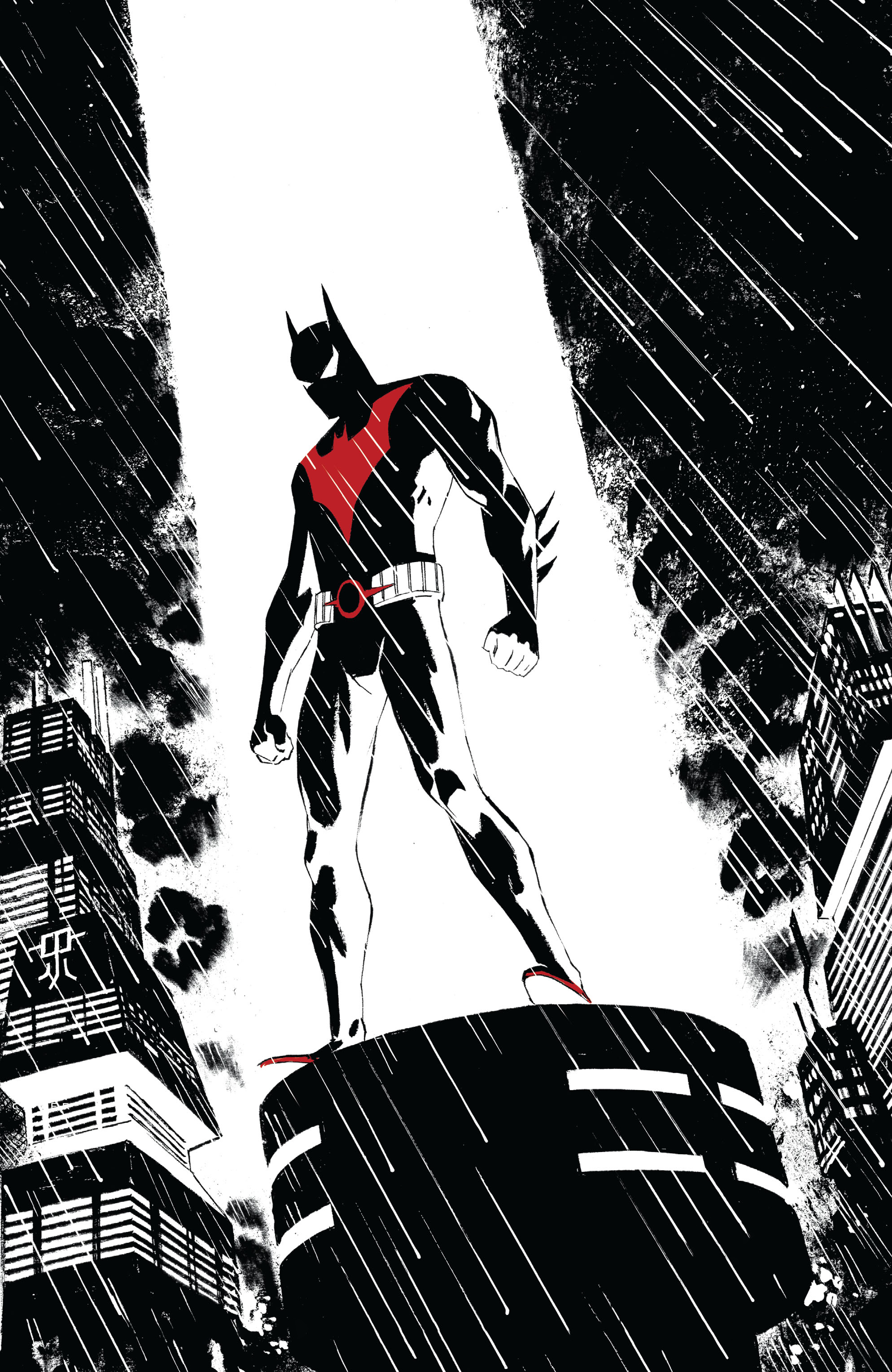Batman Beyond on a light - MyConfinedSpace