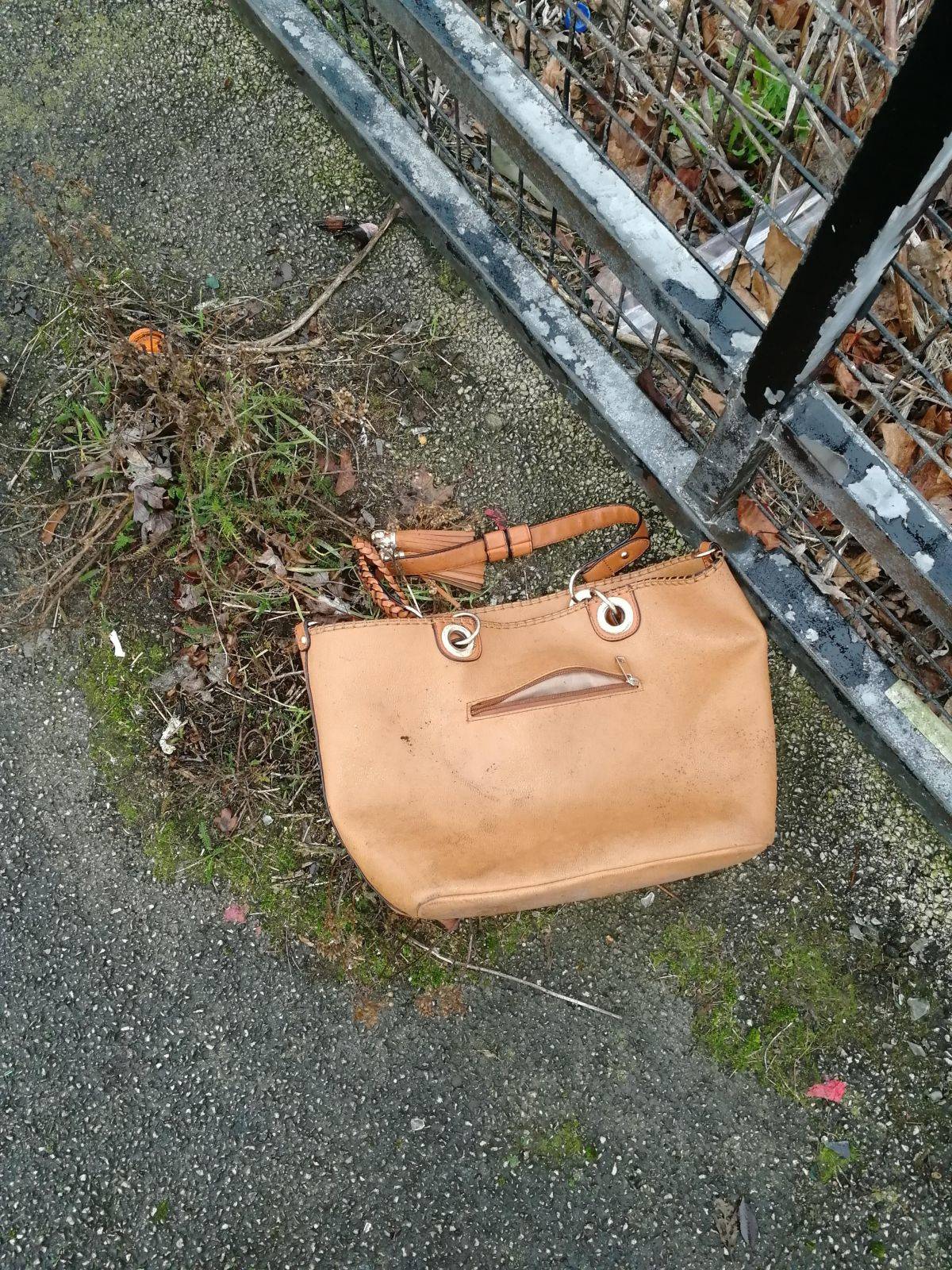 angry bag on the ground - MyConfinedSpace