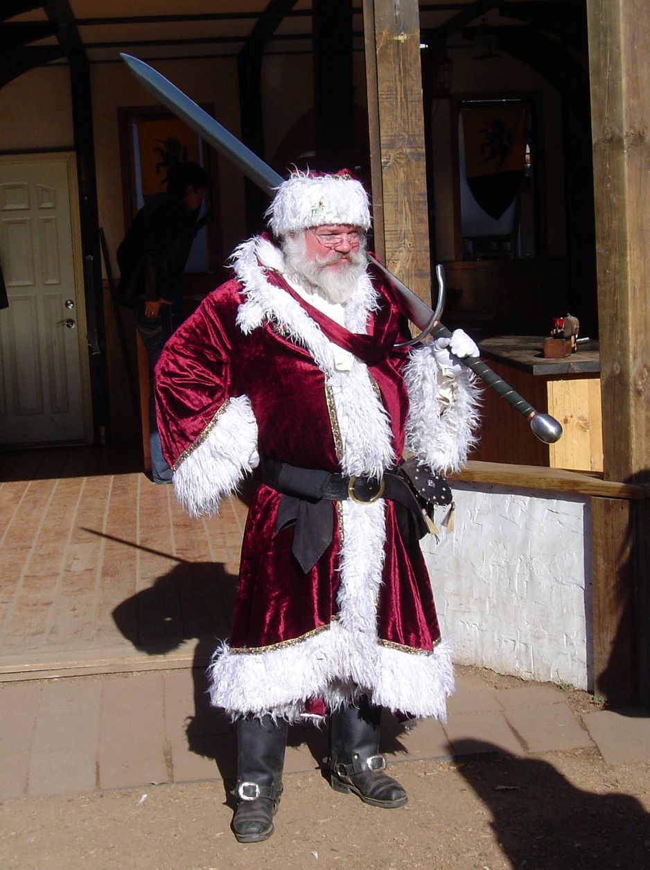 warrior santa - MyConfinedSpace