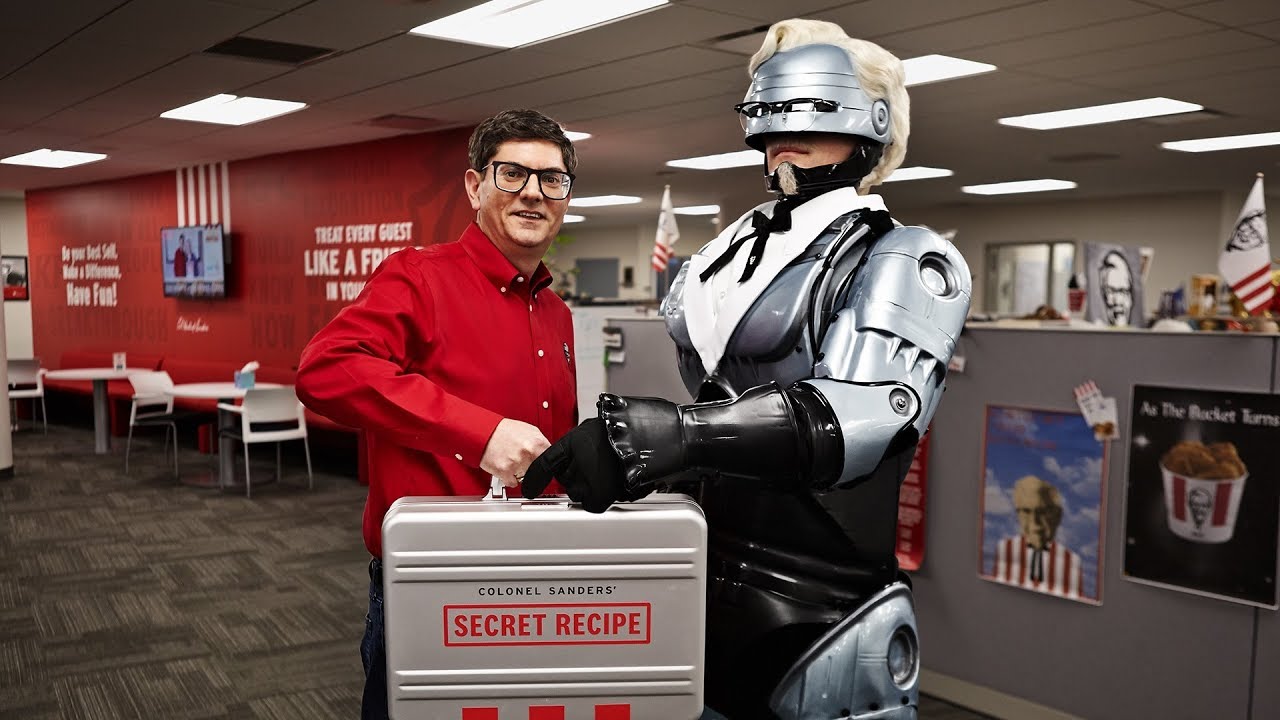 KFC KFC Hires RoboCop to Protect Secret Recipe Colonel Robocop ...