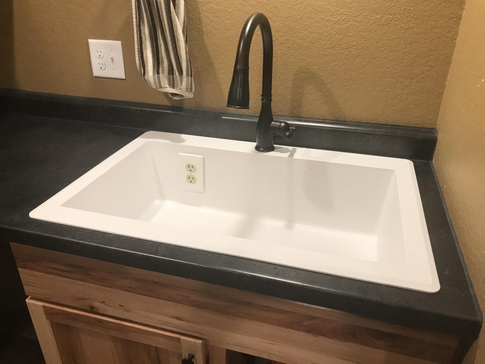 in Sink electrical outlet - MyConfinedSpace