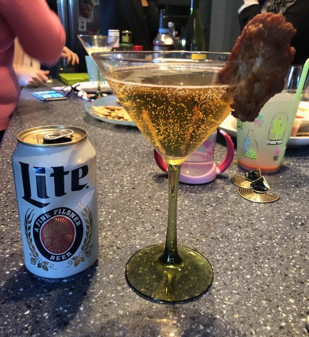 A Fine Pilsner Beer Martini - MyConfinedSpace