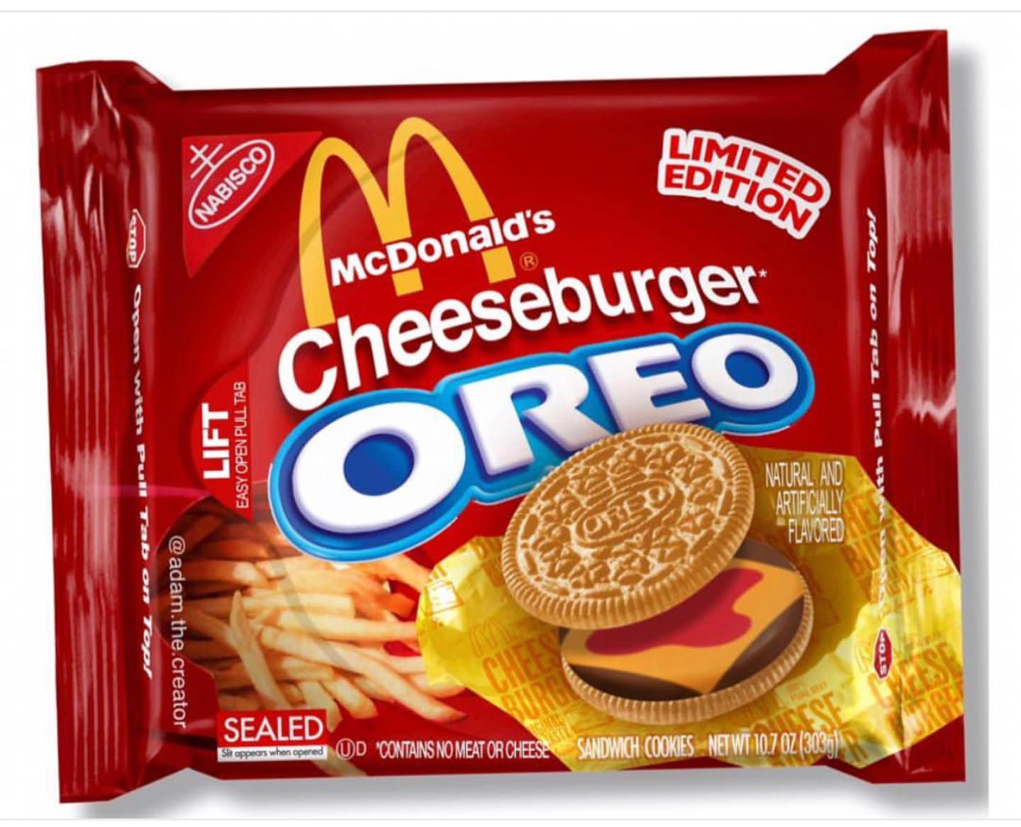 cheeseburgers oreos - MyConfinedSpace