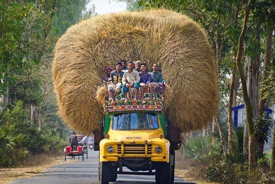 hay bale ride - MyConfinedSpace