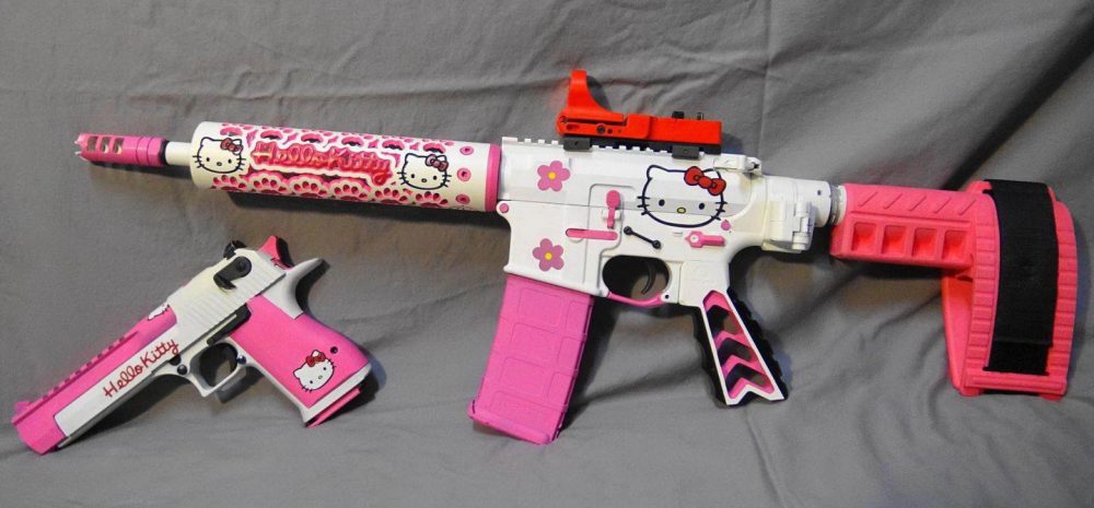 hello kitty rifle and pistol - MyConfinedSpace