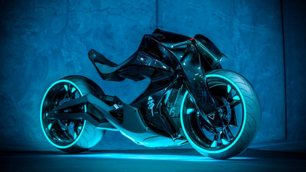 neon bike - MyConfinedSpace