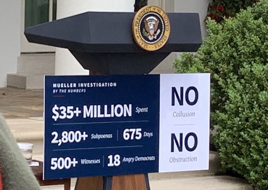 No Collusion, No Obstruction - MyConfinedSpace