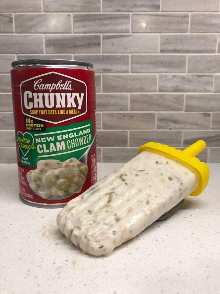 campbell’s Chunky clam ice pop - MyConfinedSpace