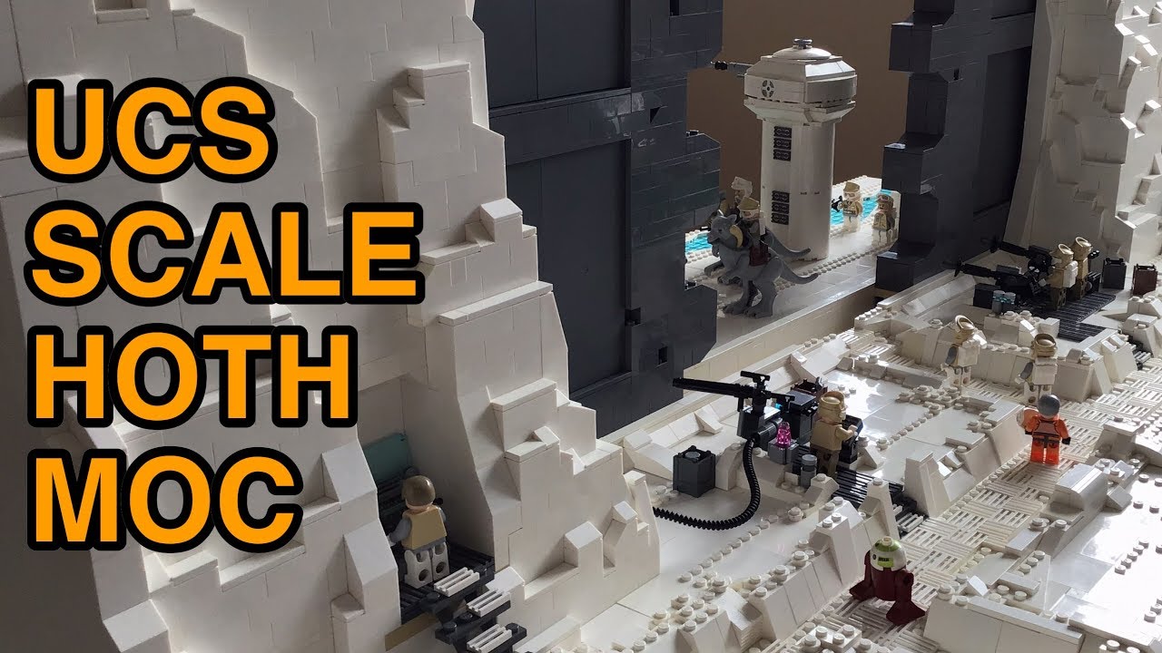 Lego Star Wars Hoth MOC UCS Scale Hoth MOC Update Video - MyConfinedSpace