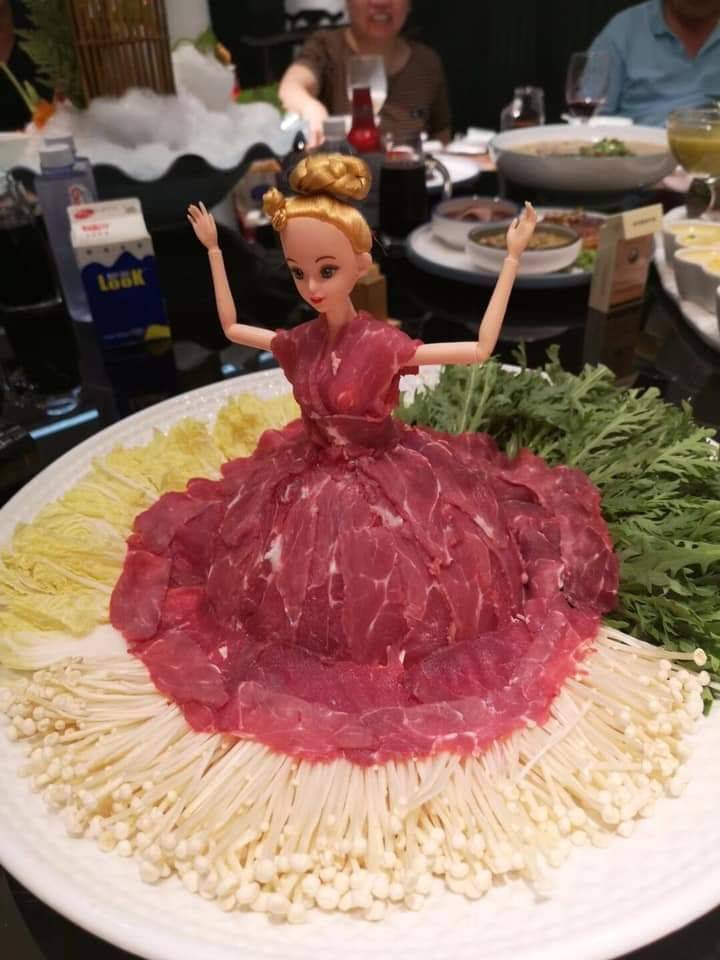 meat dress barbie - MyConfinedSpace