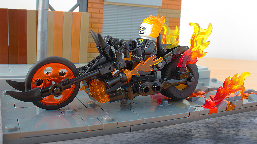 Lego Ghost Rider’s bike - MyConfinedSpace