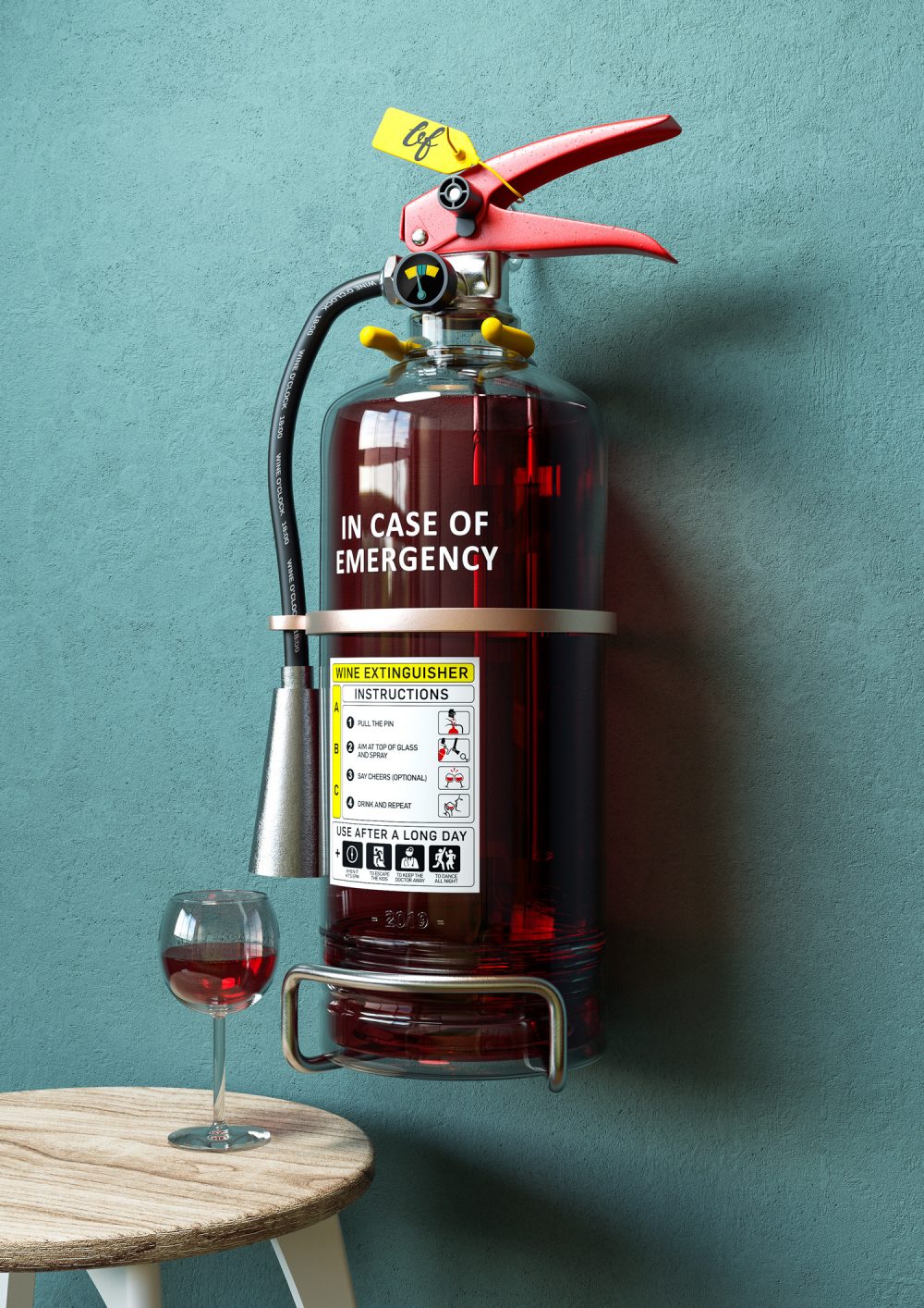 emergency wine - MyConfinedSpace