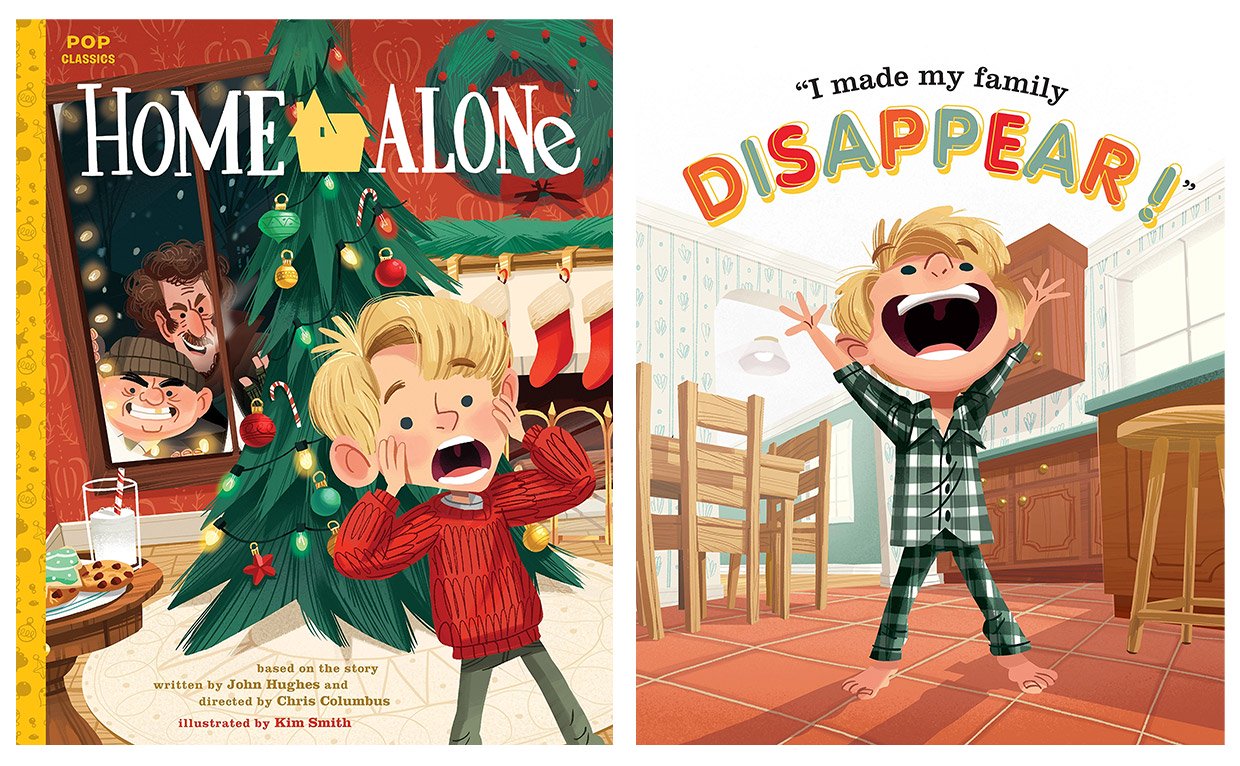 “Home Alone” Illustrated as a Kid’s Book - MyConfinedSpace