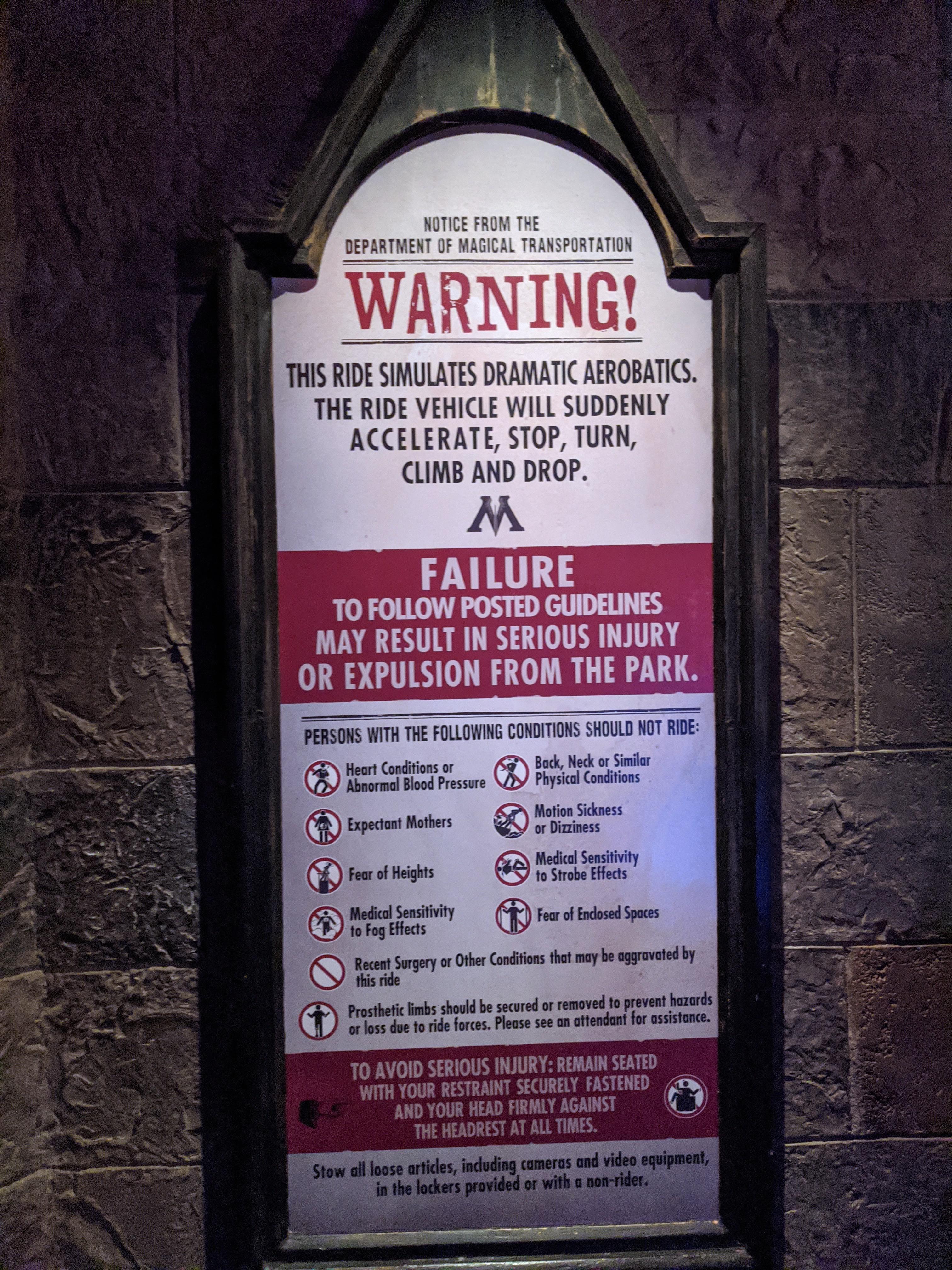 Ride Warning - MyConfinedSpace