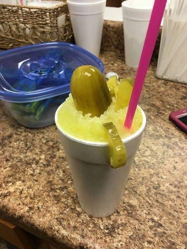 pickle slushie - MyConfinedSpace