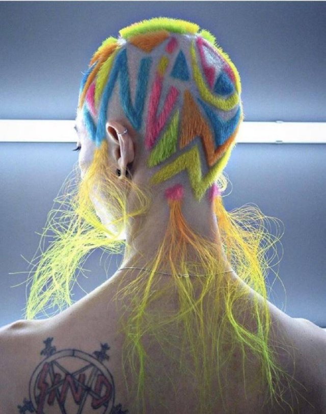 neon hair - MyConfinedSpace