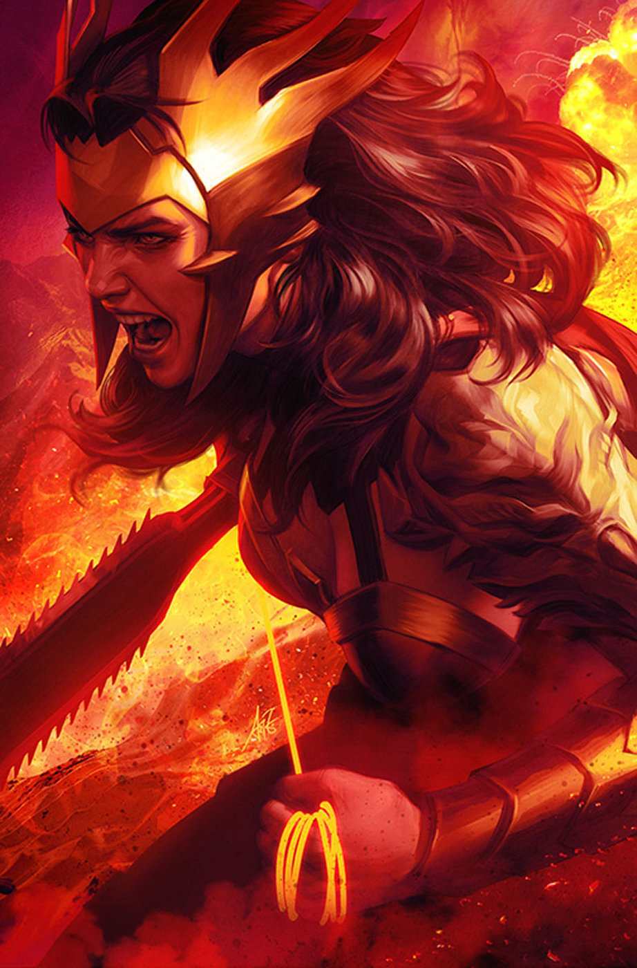 angry wonder woman is enraged that fire is coming out of her ...