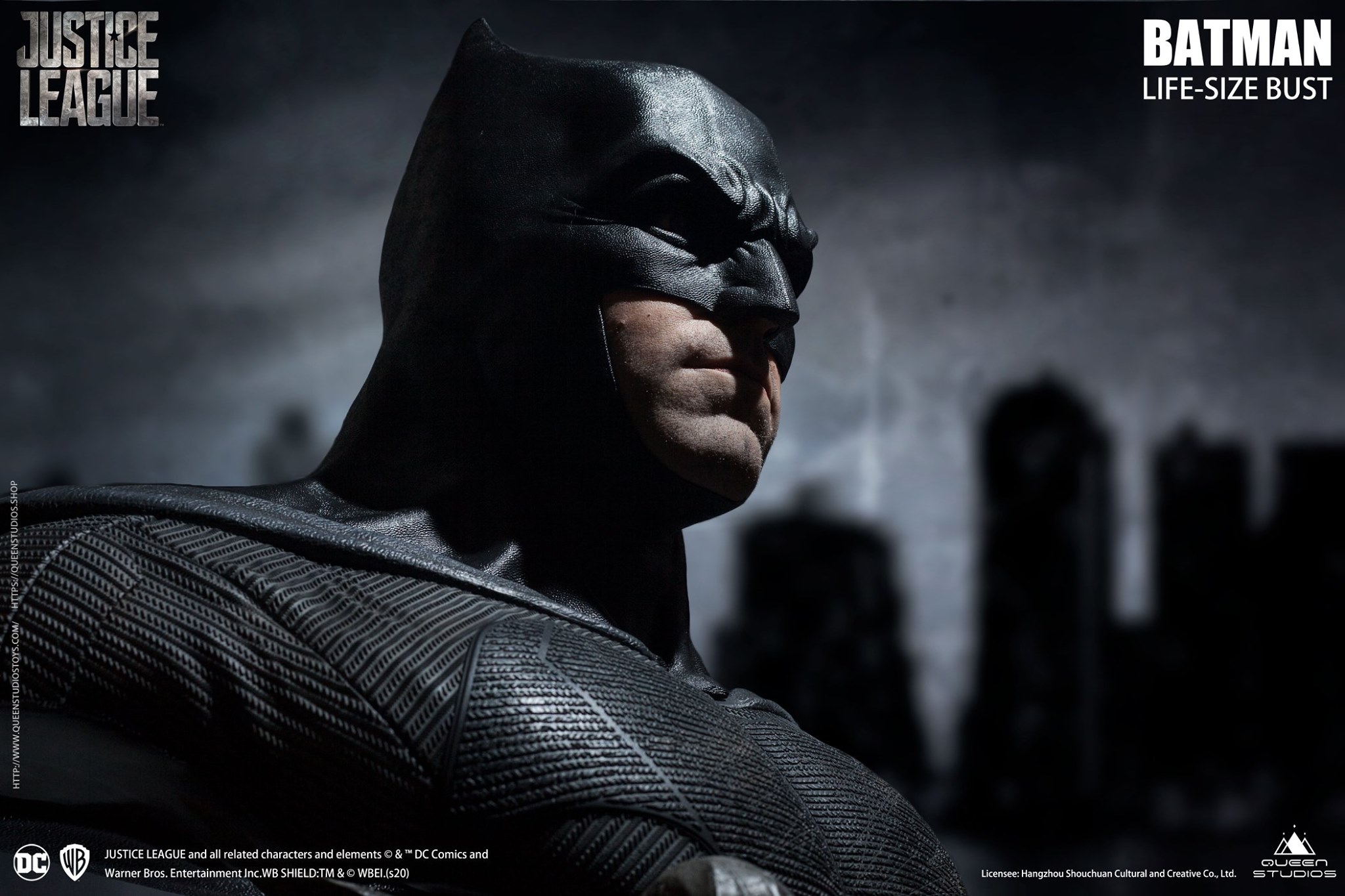 Justice League – Life Size Batman Bust by Queen Studios - MyConfinedSpace