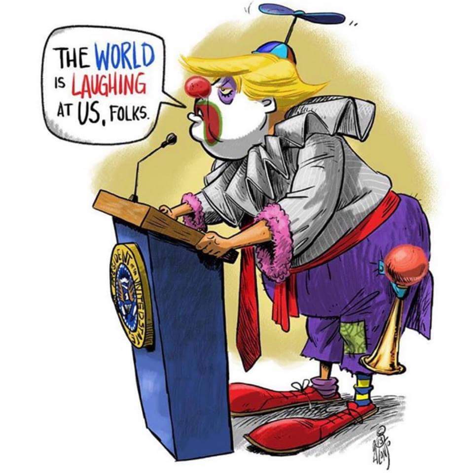 The world is laughing at us - MyConfinedSpace