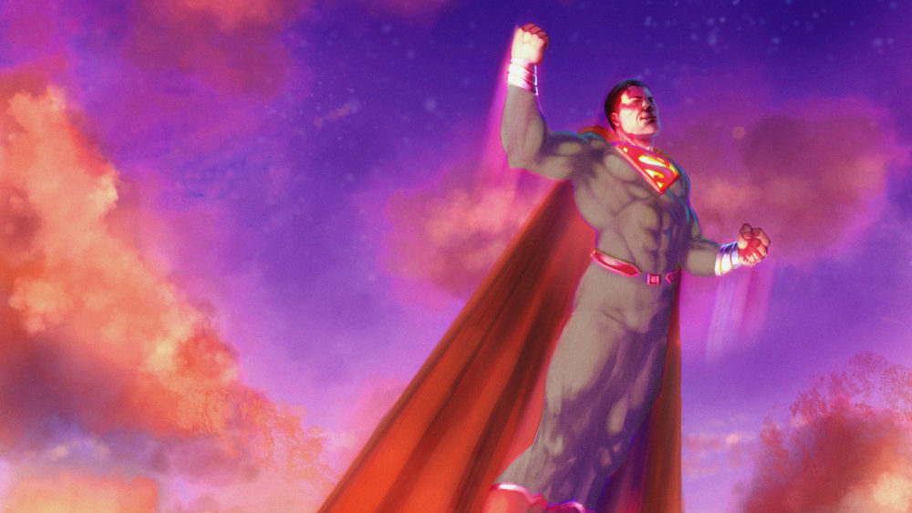 Superman punching the air - MyConfinedSpace