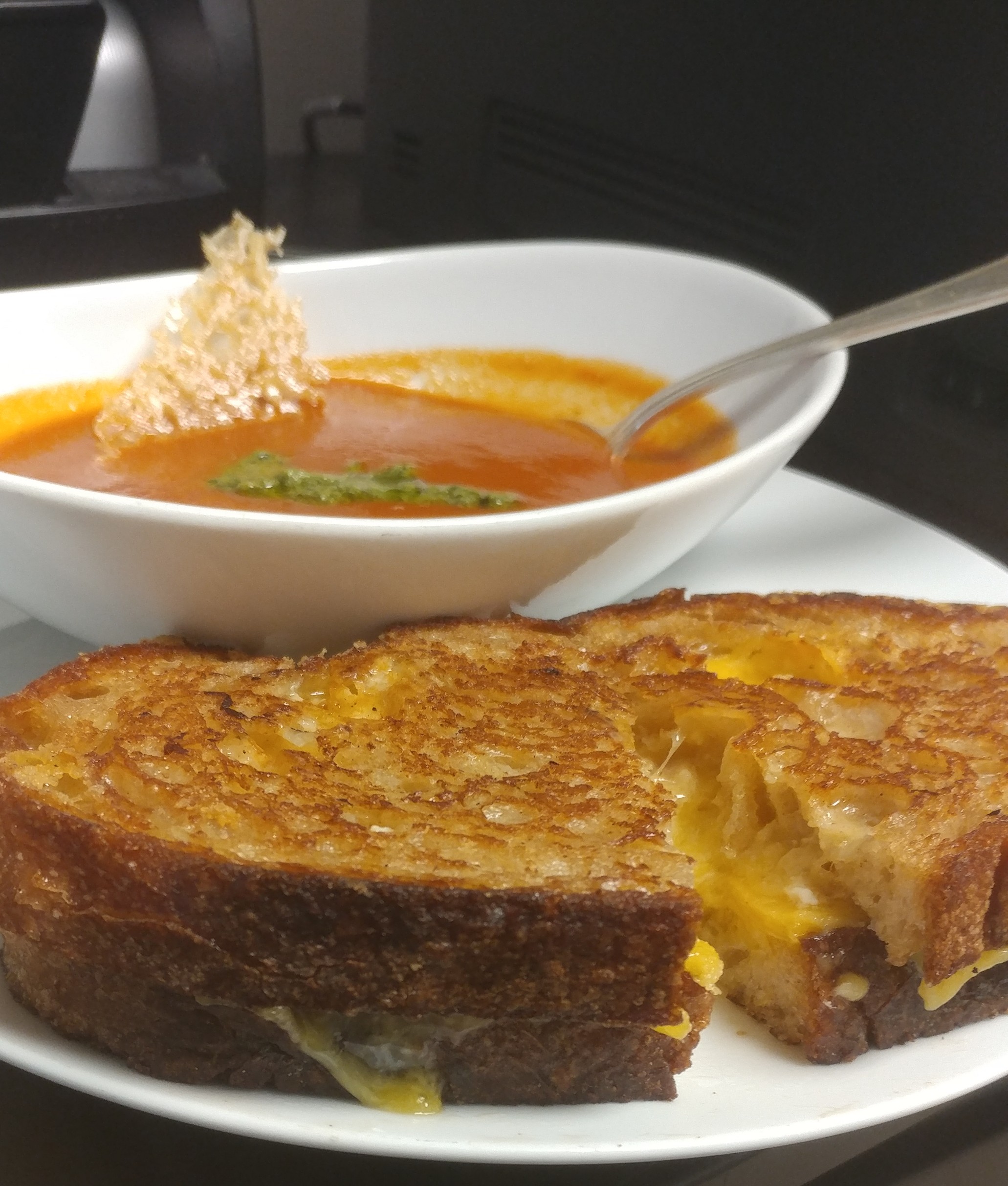 Green Hill and Tillamook on Pain au Levain - MyConfinedSpace