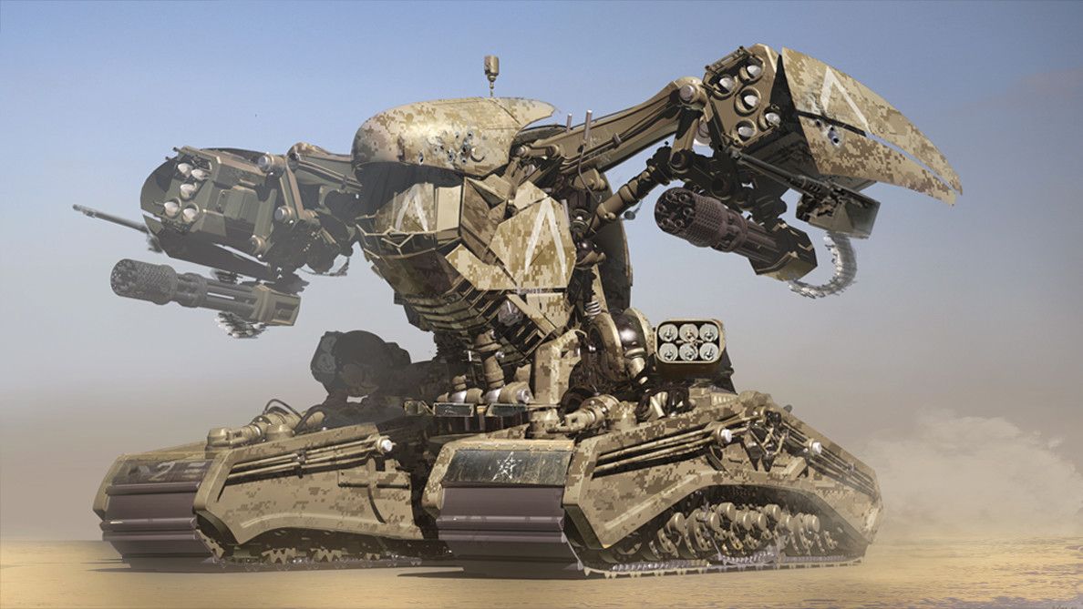 Mech-Tank by Mitchell Stuart | MyConfinedSpace