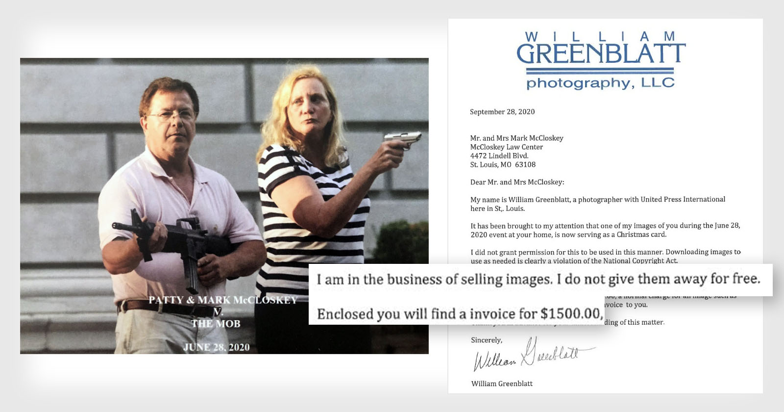 Gun-Toting Couple Billed by Photog for Using Viral Photo on Greeting ...