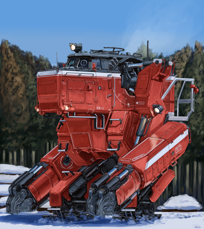 snow mecha - MyConfinedSpace