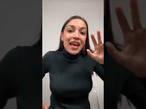 Alexandria Ocasio Cortez AOC Instagram Live on 1122021 - MyConfinedSpace
