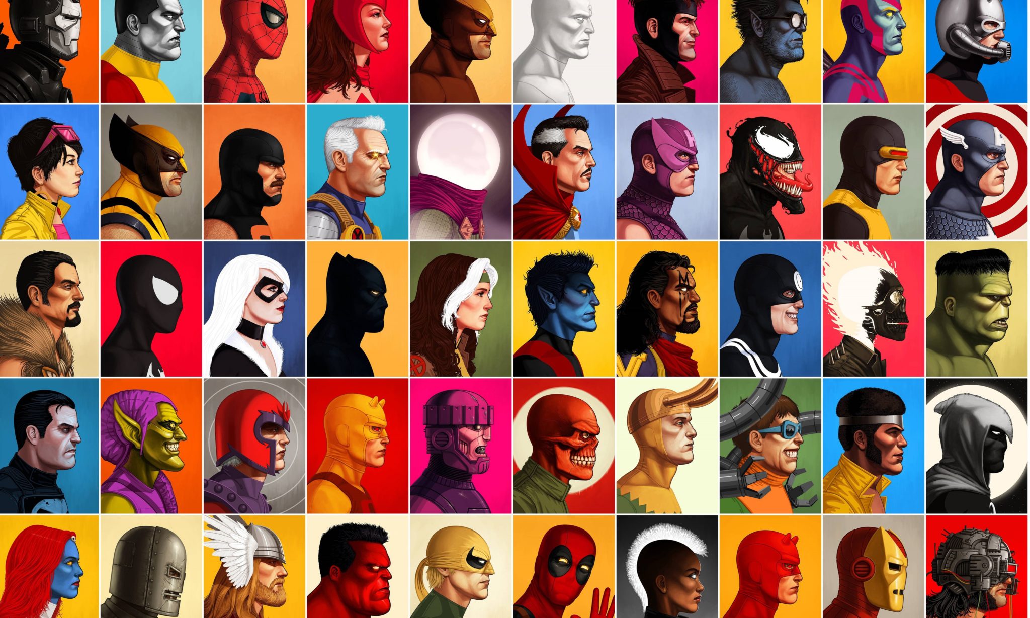 Marvel Faces - MyConfinedSpace