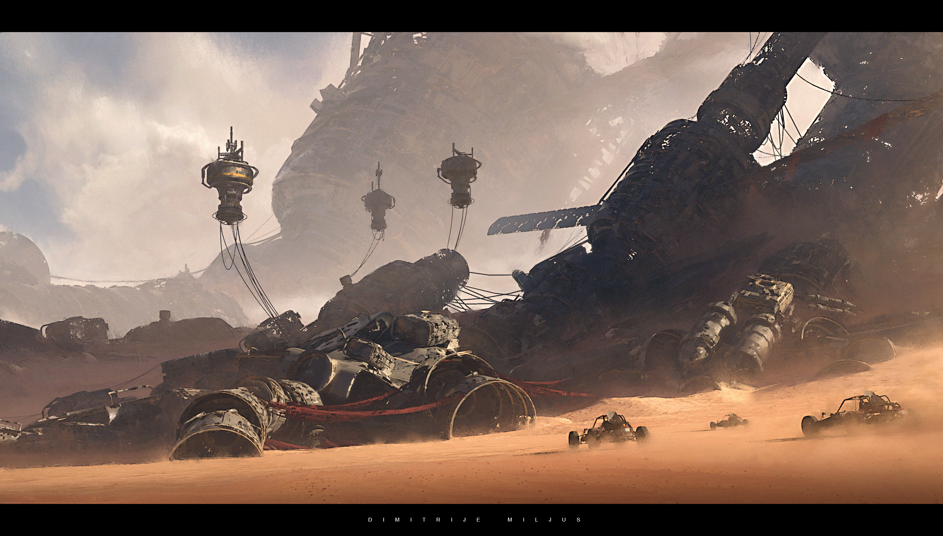 Desert Crash Site by Dimitrije Miljus | MyConfinedSpace