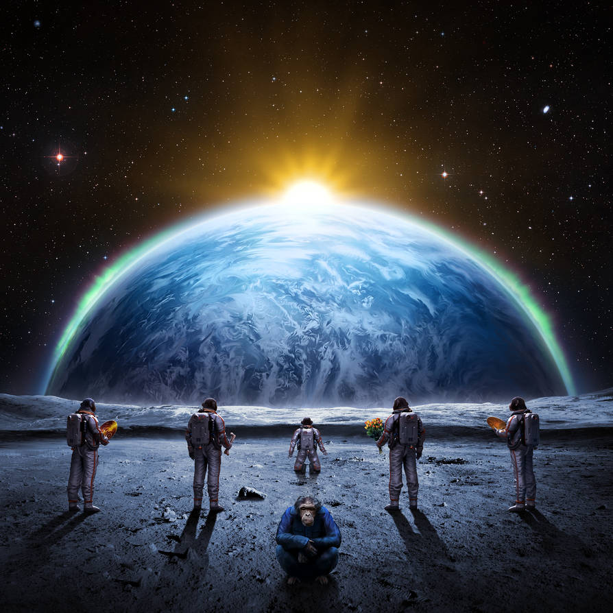 The Overview Effect by DominiquevVelsen on DeviantArt - MyConfinedSpace