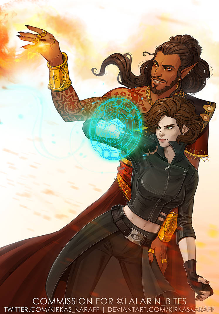 Couple commission by KirkasKaraff on DeviantArt - MyConfinedSpace