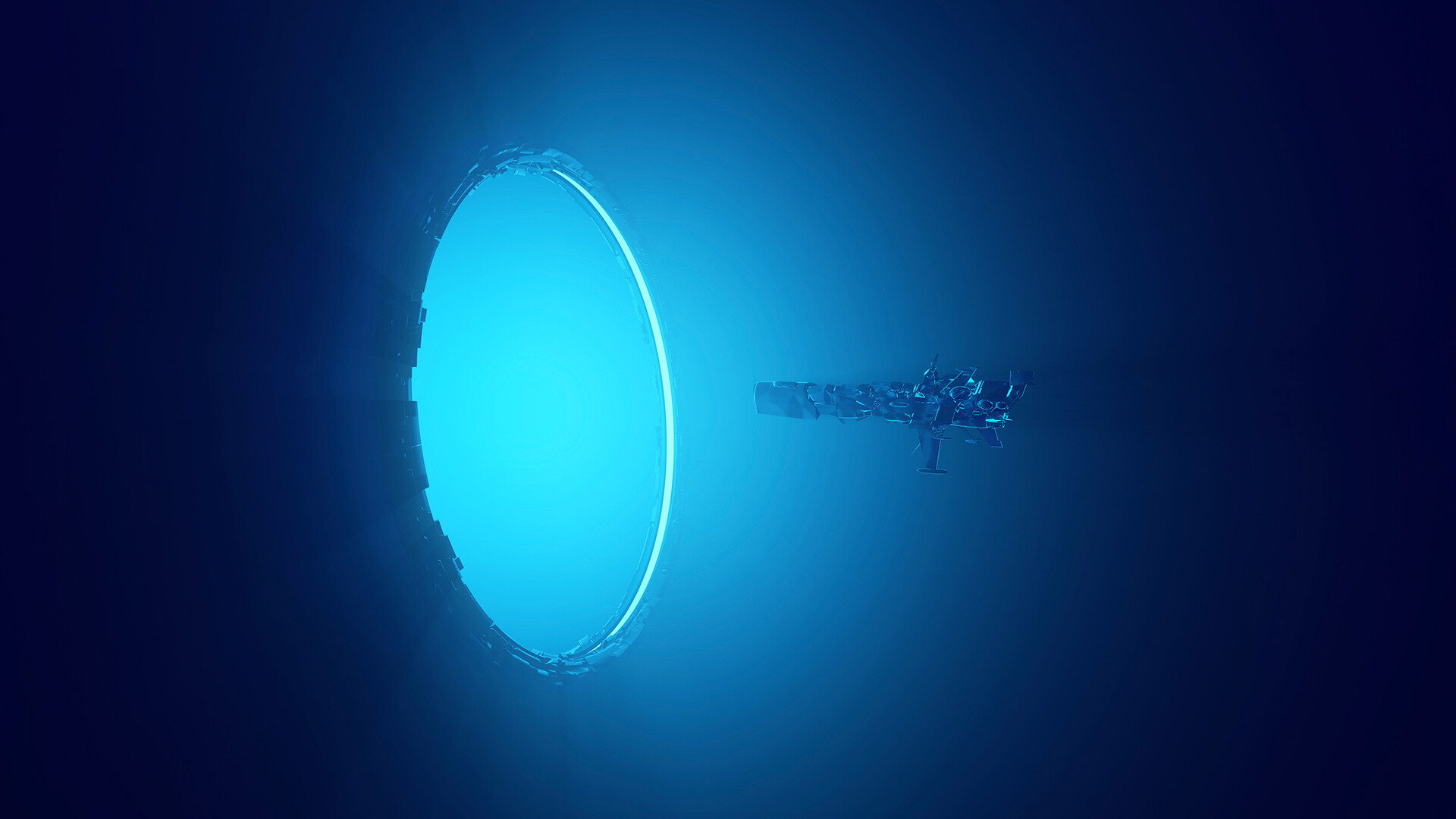 through the blue portal - MyConfinedSpace