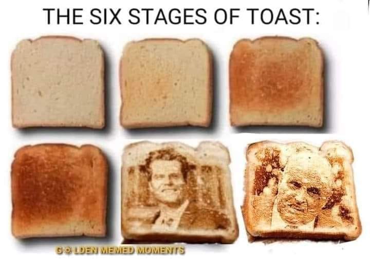 THE SIX STAGES OF TOAST - MyConfinedSpace