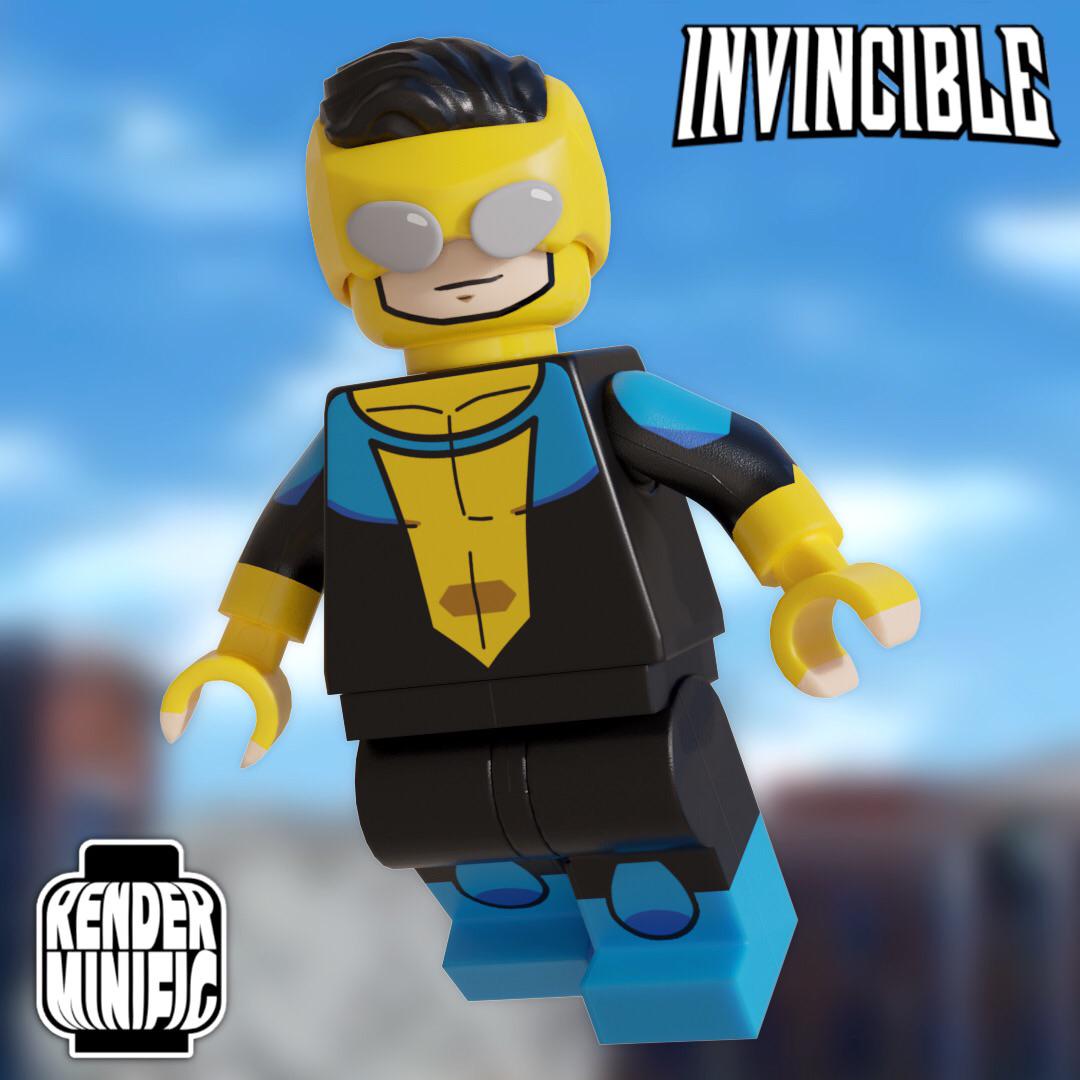 I designed a Lego Invincible - MyConfinedSpace
