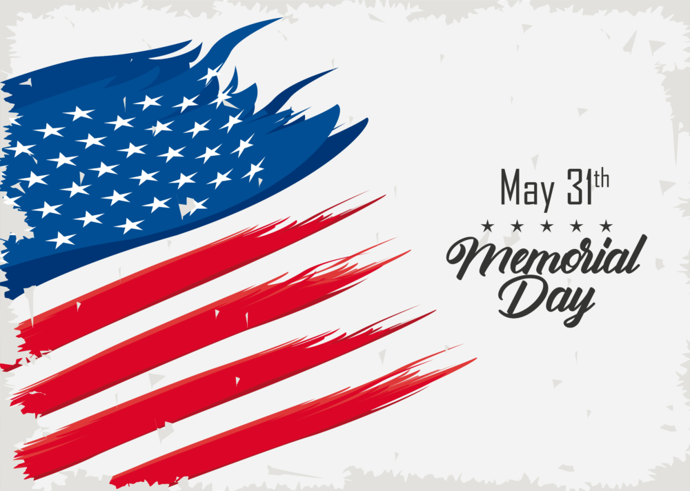 May 31th Memorial Day Torn Flag - MyConfinedSpace