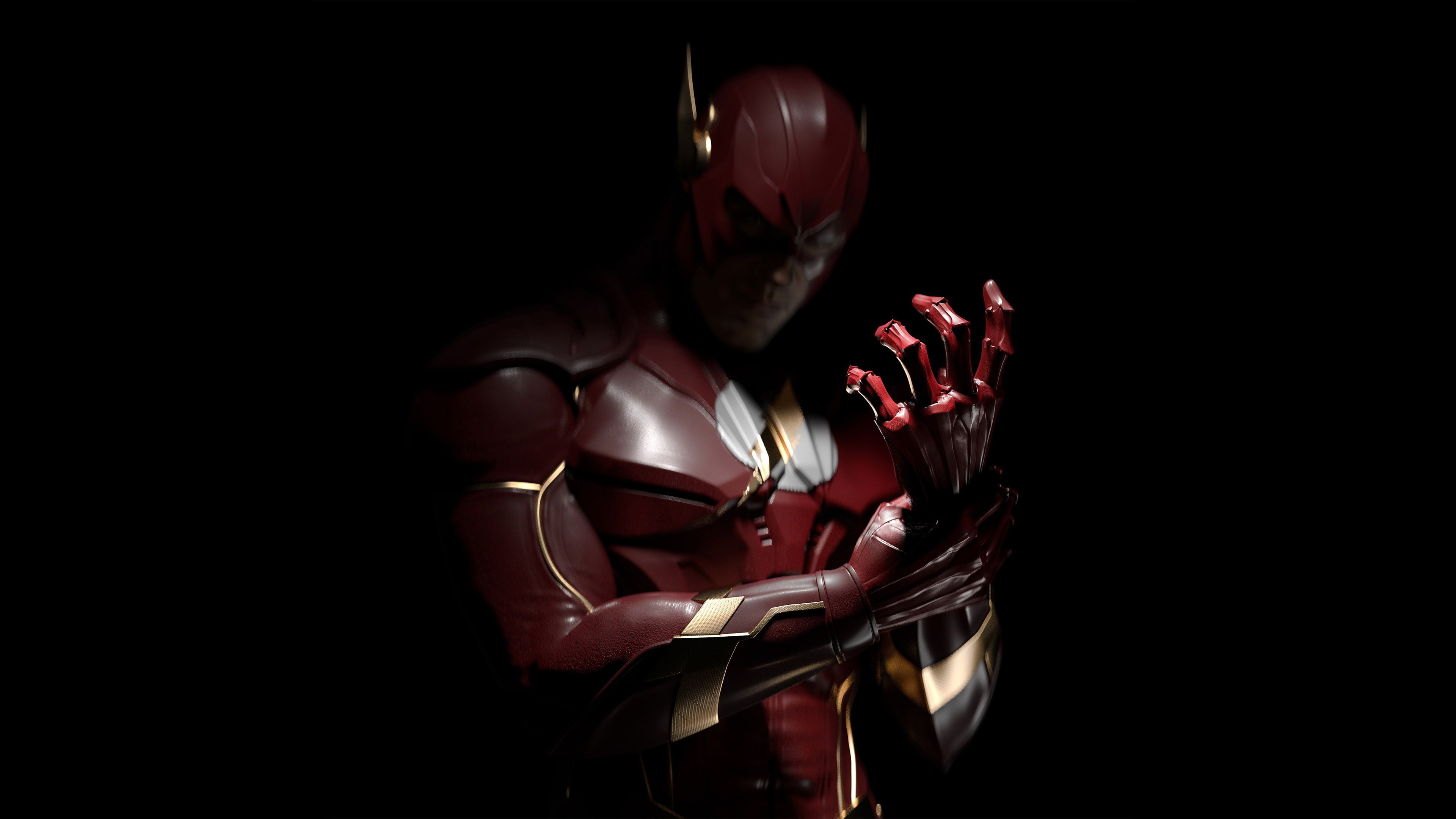 The Flash holds his own hand - MyConfinedSpace