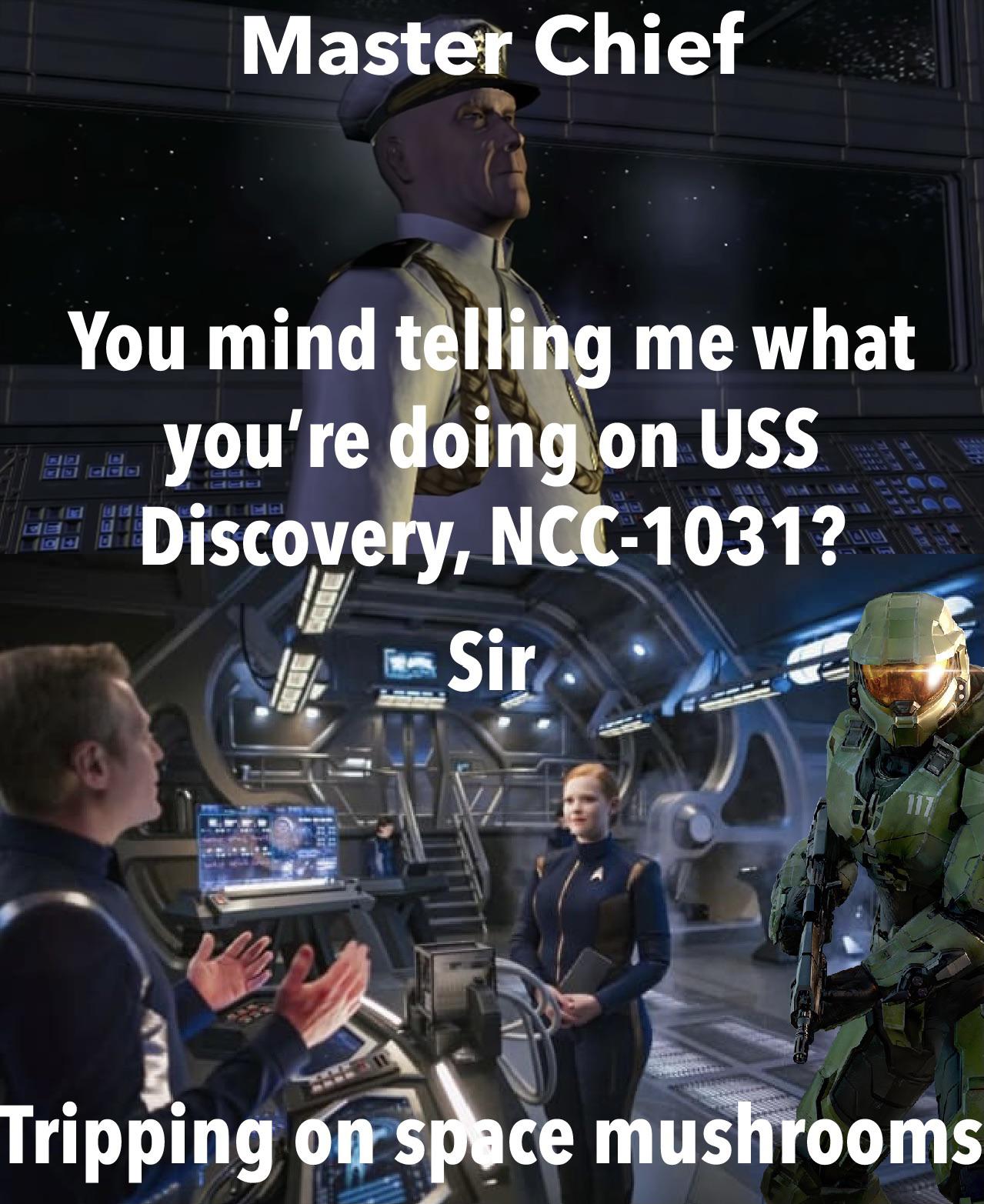 Putting Master Chief from Halo on Star Trek ships in chronological ...