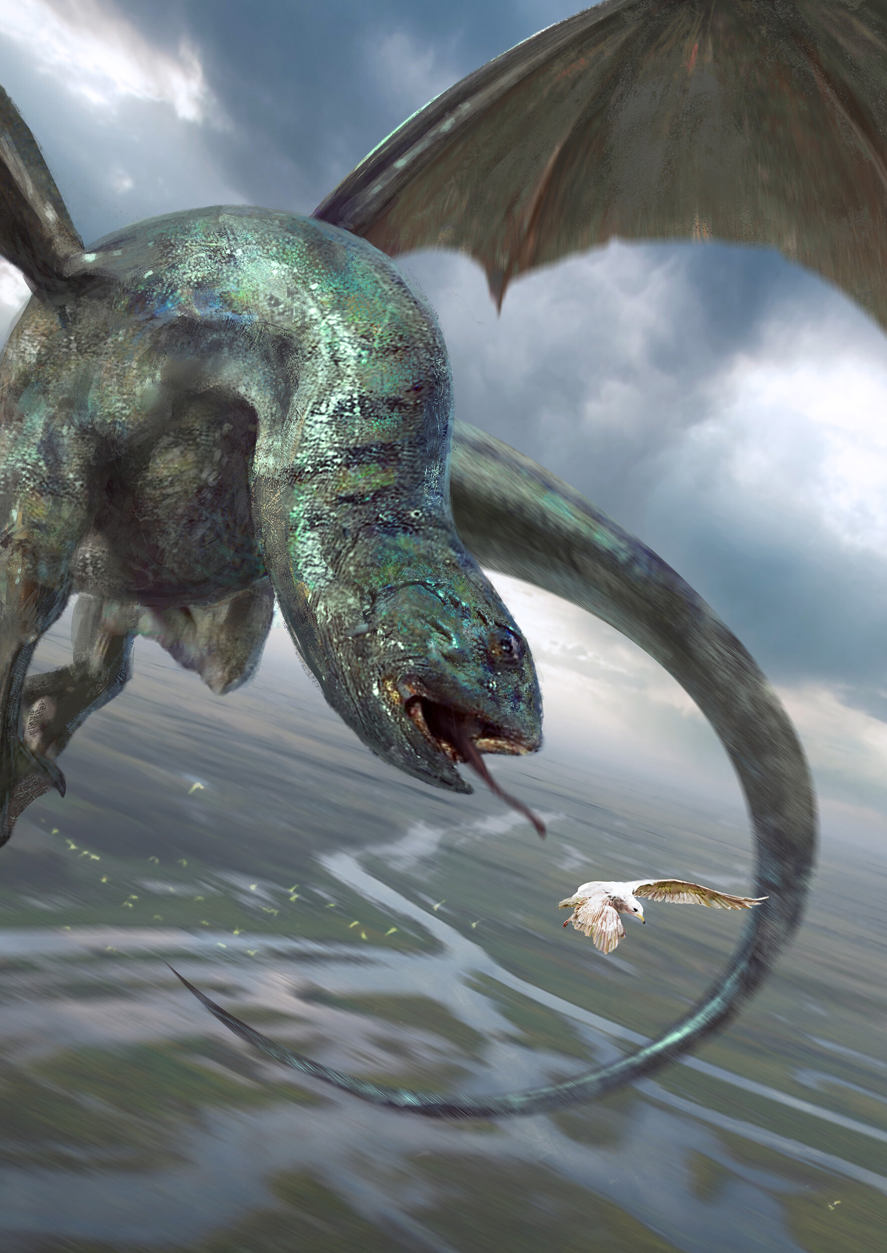 Swamp Dragon by Tomasz Ryger - MyConfinedSpace
