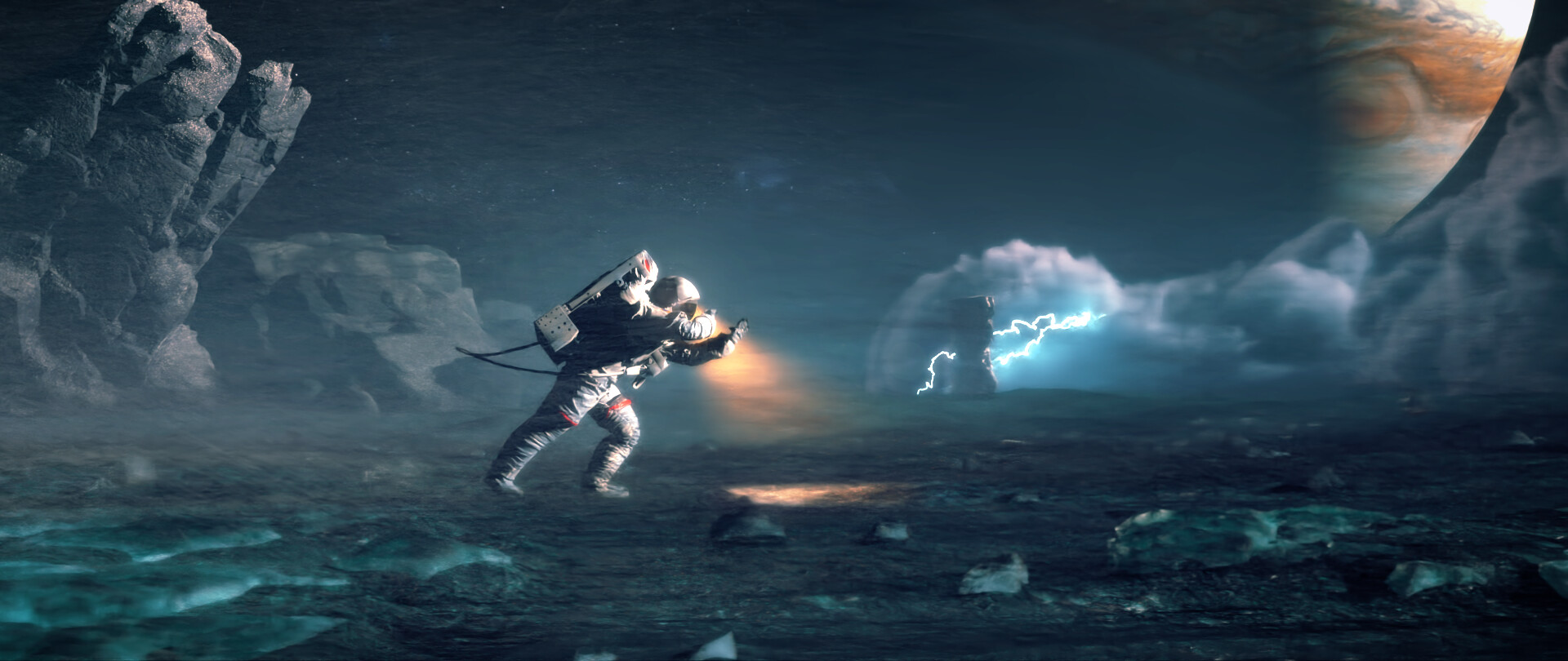 Jovian Moon Storm by Joey Bullock - MyConfinedSpace