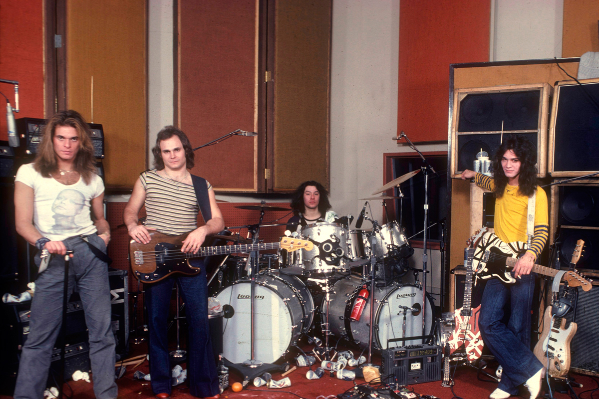 Van Halen at Sunset Sound Studios 1978 - MyConfinedSpace