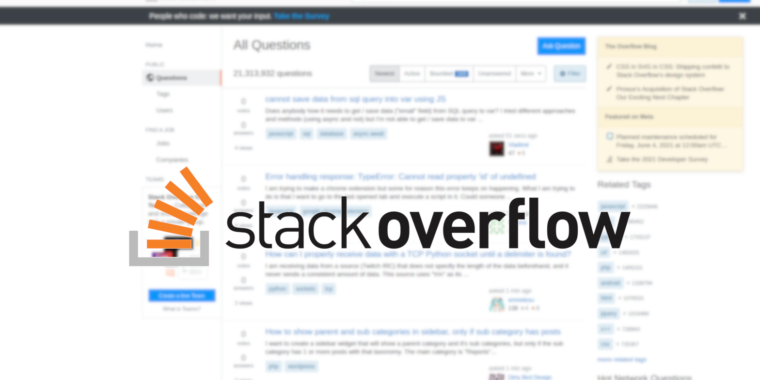 Stack Overflow sold to tech investor Prosus for 18 billion - MyConfinedSpace