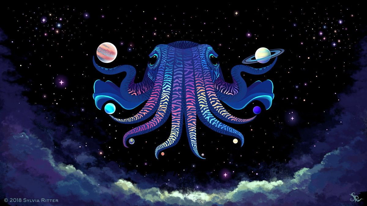 Cosmic Cuttlefish by Sylvia Ritter - MyConfinedSpace