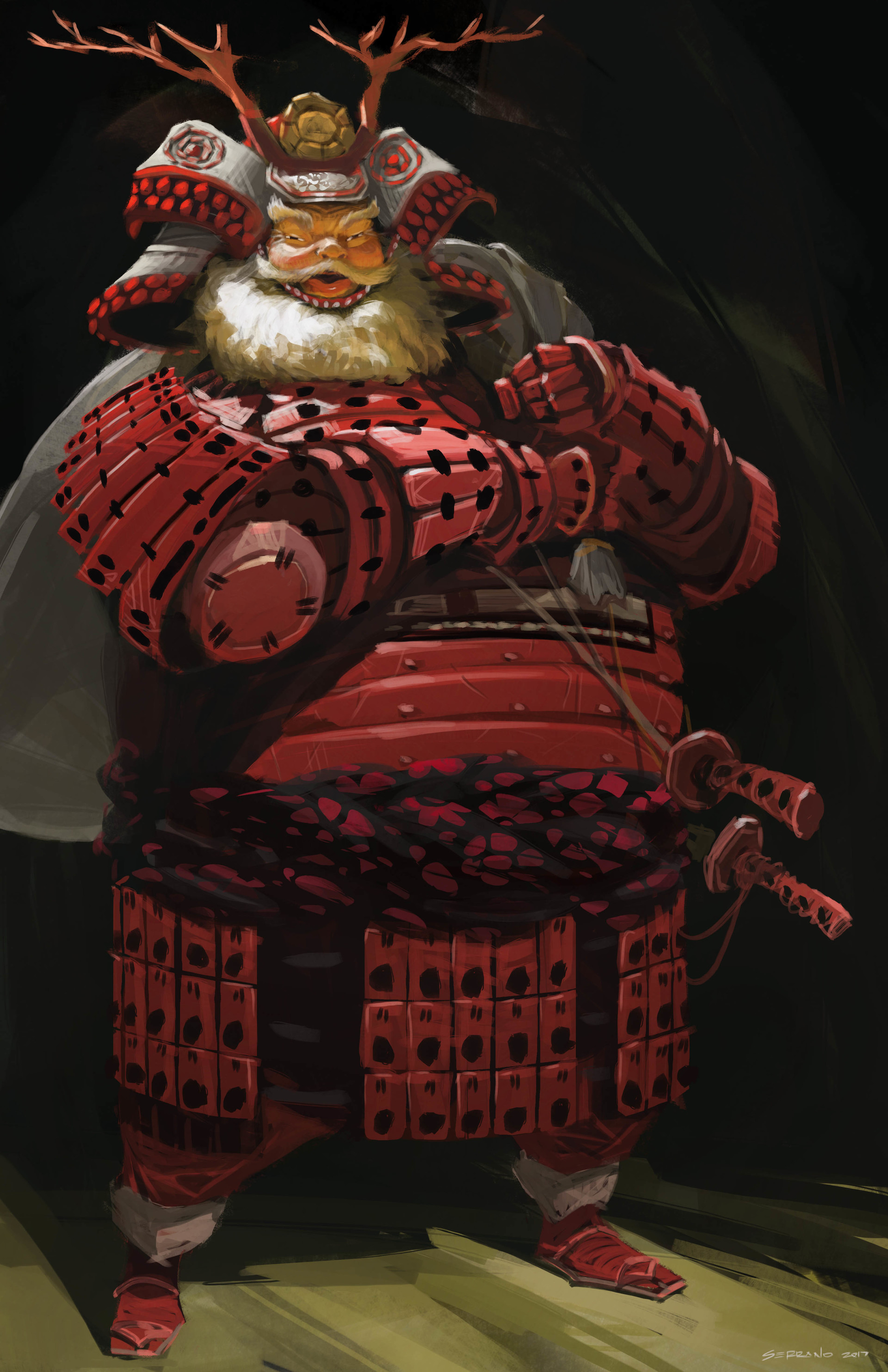 Samurai Santa by ARMAND SERRANO - MyConfinedSpace